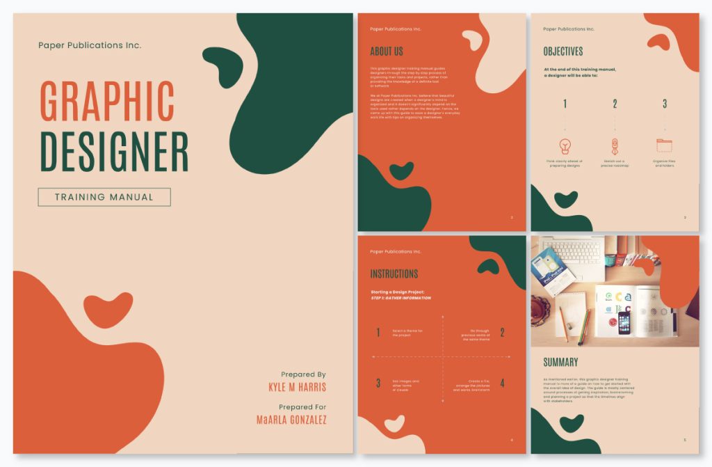 入门:20个plantillas de manuales de formación - Visme