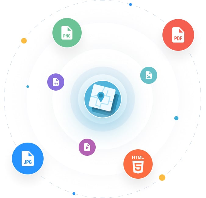 编辑de mapas gratuito | Crea mapas interactivos en línea